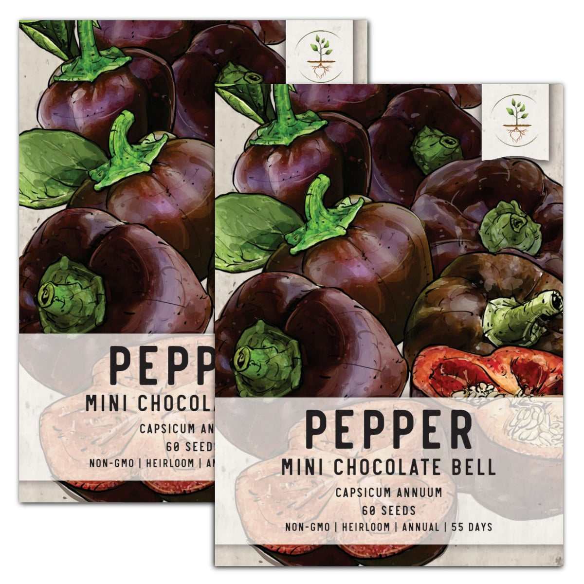 Mini Chocolate Bell Pepper Seeds For Planting - Seed Needs – Seed Needs LLC
