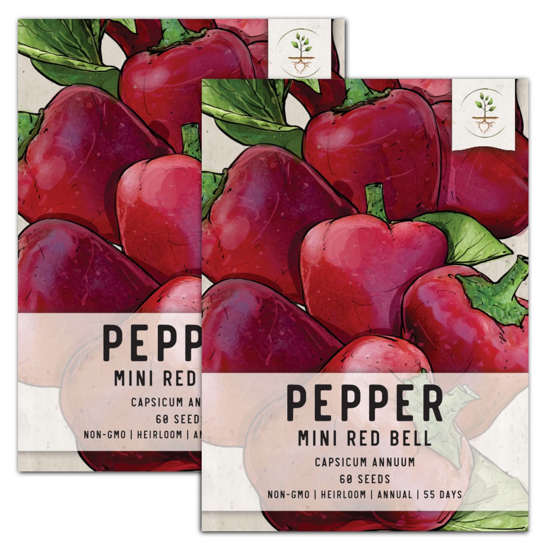 Miniature Red Bell Pepper Seeds For Planting (Capsicum annuum) – Seed ...